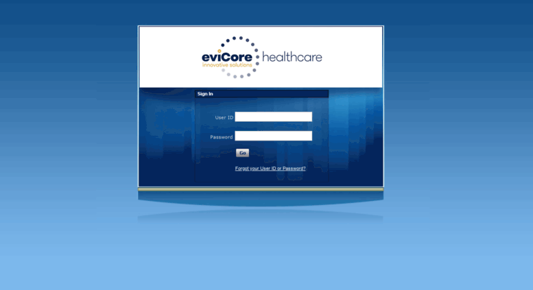 Access training.evicore.com. Welcome to CourseMill