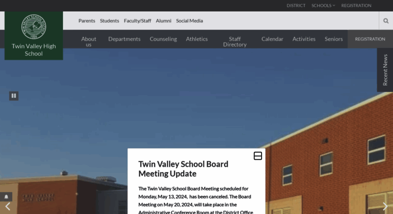 Access tvhs.tvsd.org. Home - Twin Valley High School