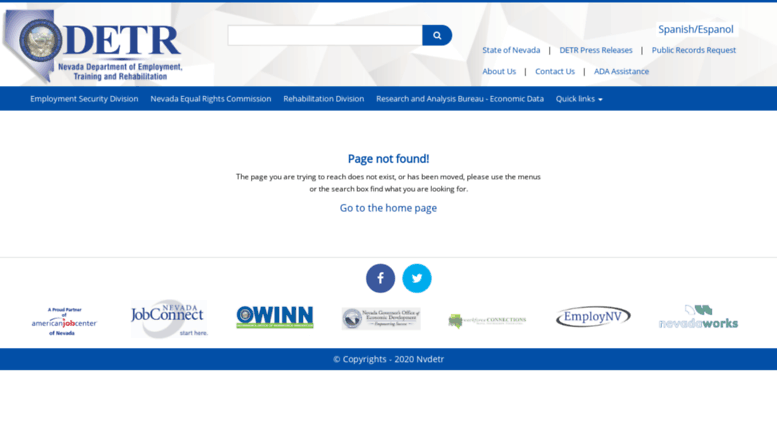 Access ui.nvdetr.org. UInv - The Nevada Unemployment Insurance Claim ...
