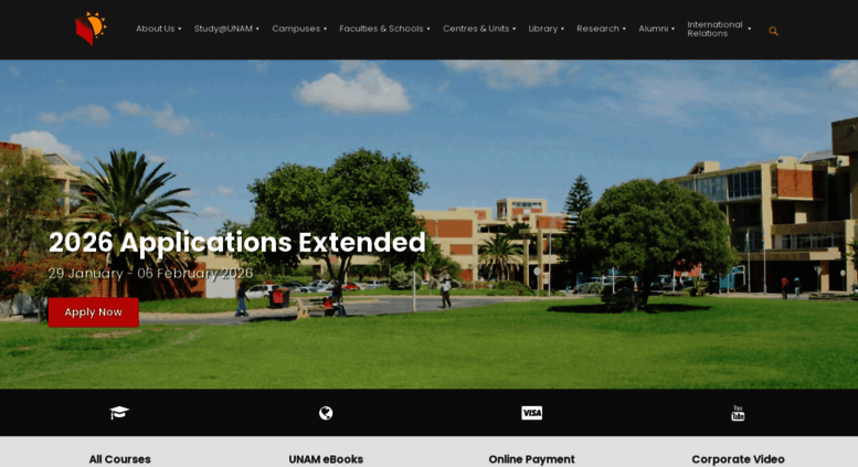 Access unam.edu.na. University of Namibia | Open your mind
