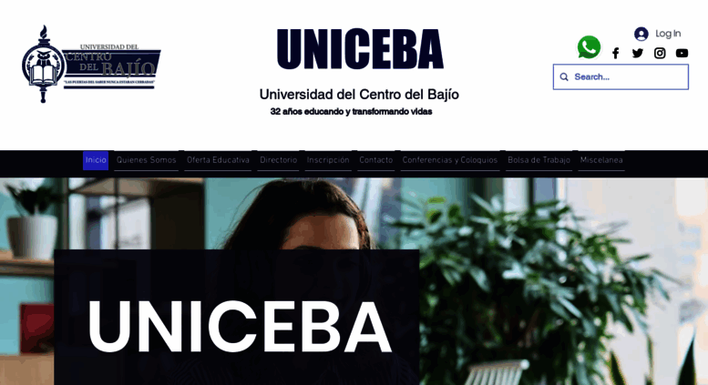 Access uniceba.edu.mx. Portal Web UNICEBA – sitio escolar que contiene ...