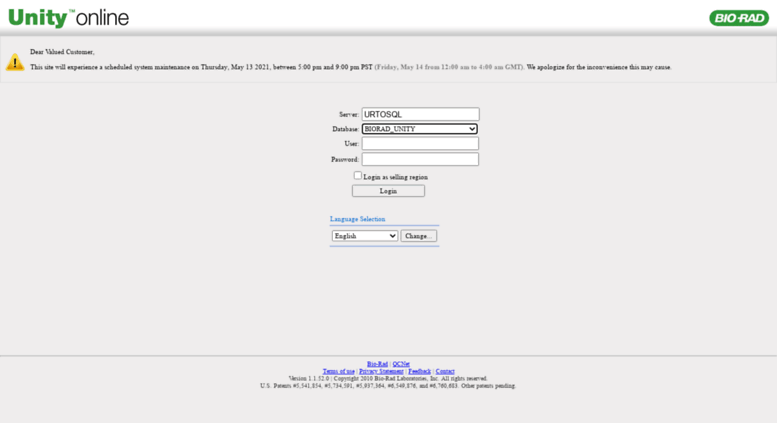 Access unityweb.qcnet.com. Login