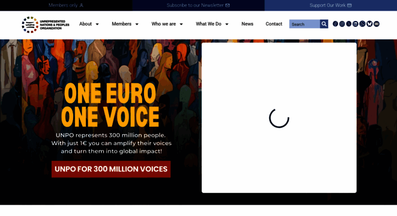 Access unpo.org. UNPO : Unrepresented Nations and Peoples Organization