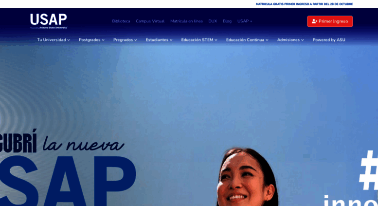 Access usap.edu. Universidad de San Pedro Sula - USAP