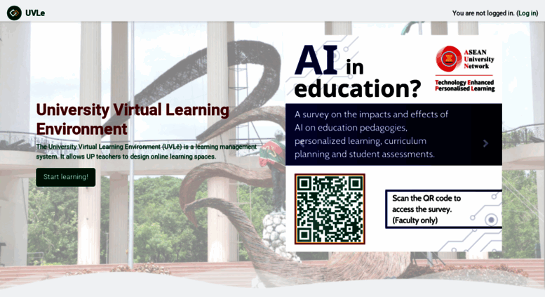 Access uvle.upd.edu.ph. UVLê: Log in to the site