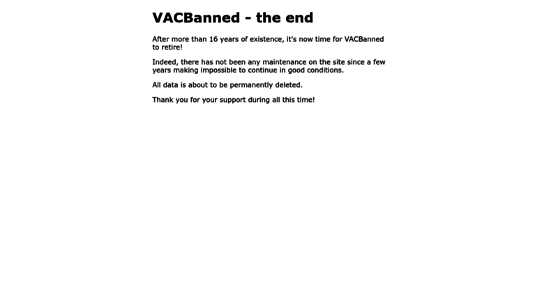 Access vacbanned.com. VACBanned.com - See the VAC status of any Steam ...