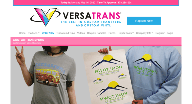 Access versatranz.com. Versatrans