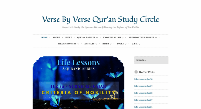 Access versebyversequranstudycircle.wordpress.com. Verse By Verse Qur'an Study Circle – Come Let ...