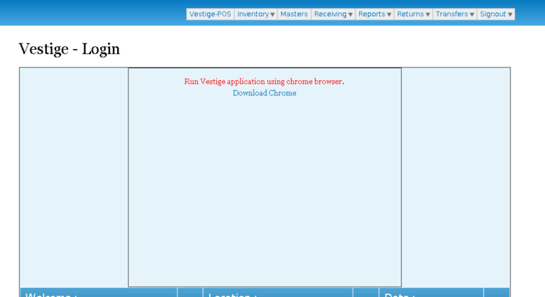Access veston.in. Vestige - Login | Vestige Marketing Pvt Limited
