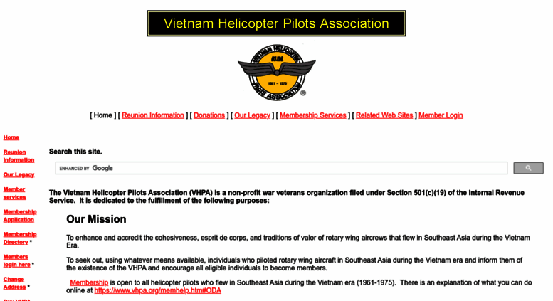Access vhpa.org. Vietnam Helicopter Pilots Association