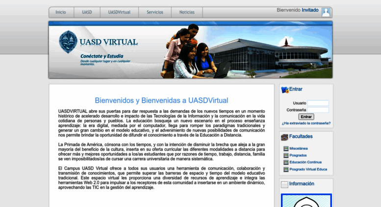Access virtual.uasd.edu.do. UASD Virtual