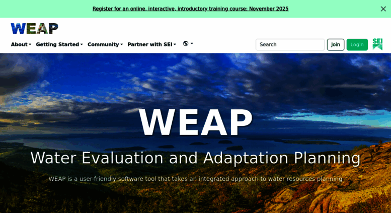 Access weap21.org. WEAP: Water Evaluation And Planning System