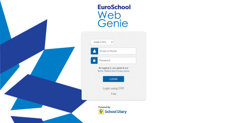 Access webgenie.euroschoolindia.com. Login - WebGenie Messenger
