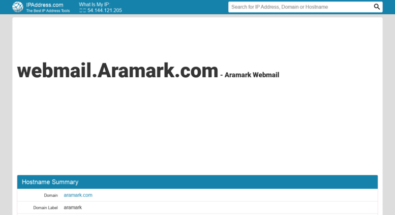 Access webmail.aramark.com.ipaddress.com. webmail.aramark.com : Outlook ...