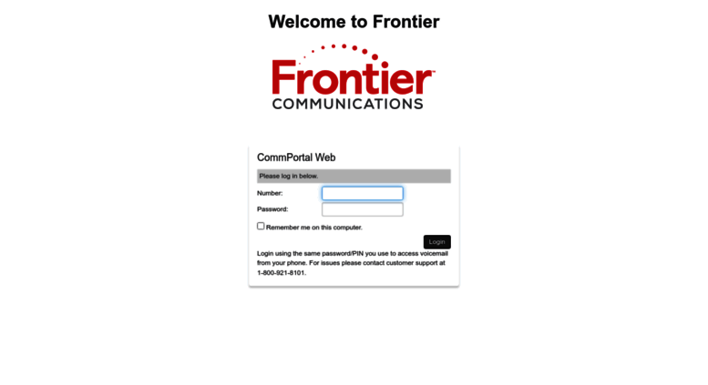 Frontier Mail Login