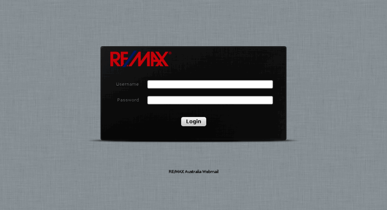 Access webmail.remax.net.au. RE/MAX Australia Webmail :: Welcome to RE ...
