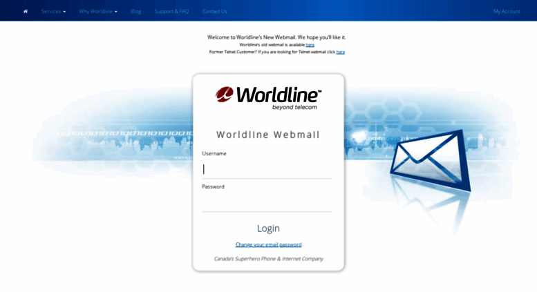 Access webmail.worldline.ca. Worldline Webmail :: Welcome to Worldline ...