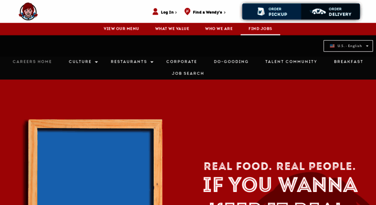 Access wendys.jobs. Careers Home - Wendy's Careers