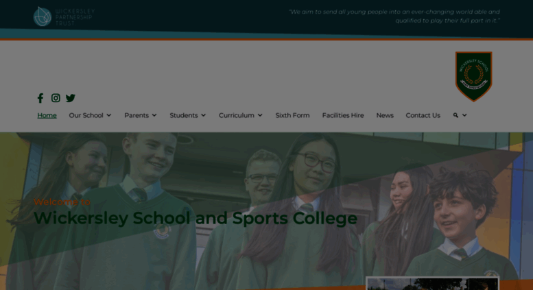 Access wickersley.net. Wickersley School & Sports College