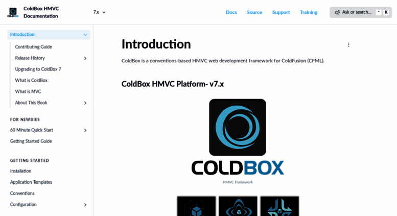 Access wiki.coldbox.org. Introduction - ColdBox HMVC Documentation