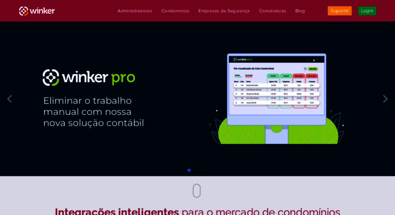 Access winker.com.br. Plataforma para administradoras, condomínios e ...