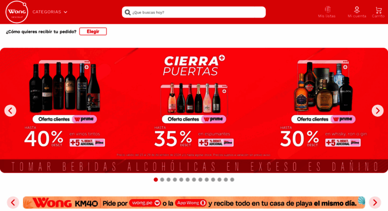 Access wong.com.pe. Wong.pe