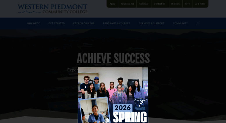 Access wpcc.edu. Western Piedmont Community College - Morganton, NC