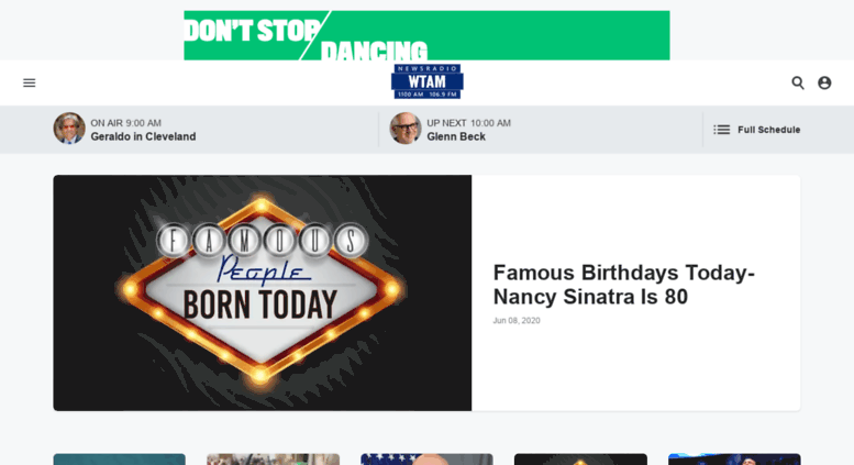 Access wtam.com. Newsradio WTAM 1100 - Cleveland's Newsradio