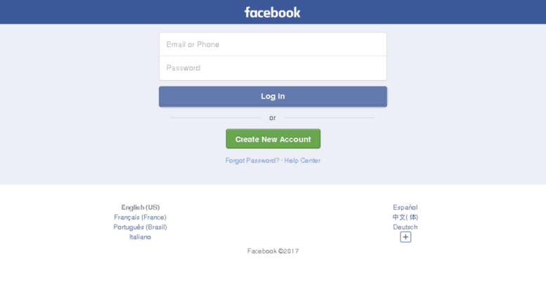 Access ww.faceboo.com. Facebook - Log In or Sign Up
