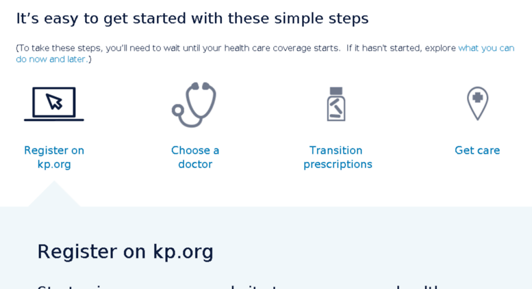 Access yourkp.org. New member - Kaiser Permanente