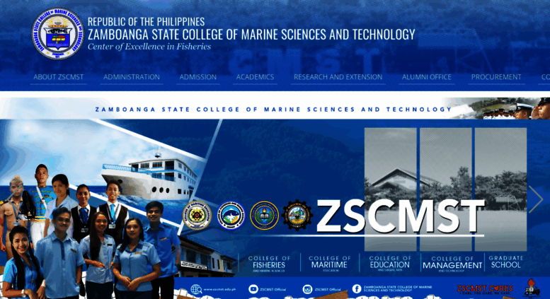 Access zscmst.edu.ph. ZSCMST Official Website